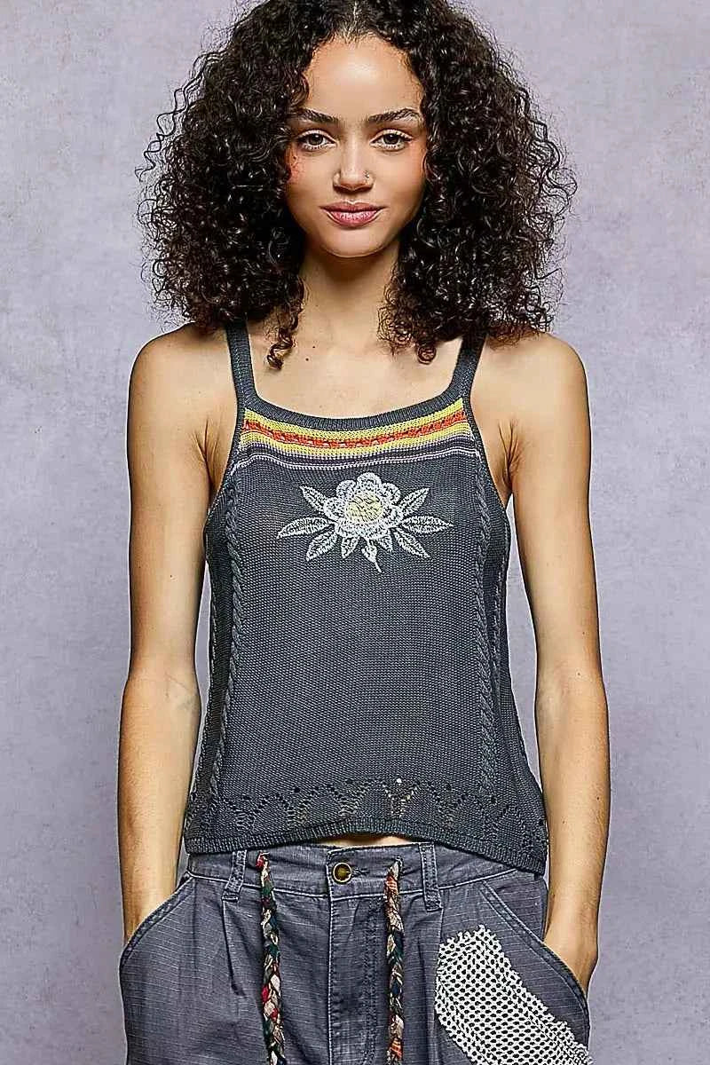 Embroidered Floral Square Neck Cami: Ultimate Style Guide 2026 | Fast ...