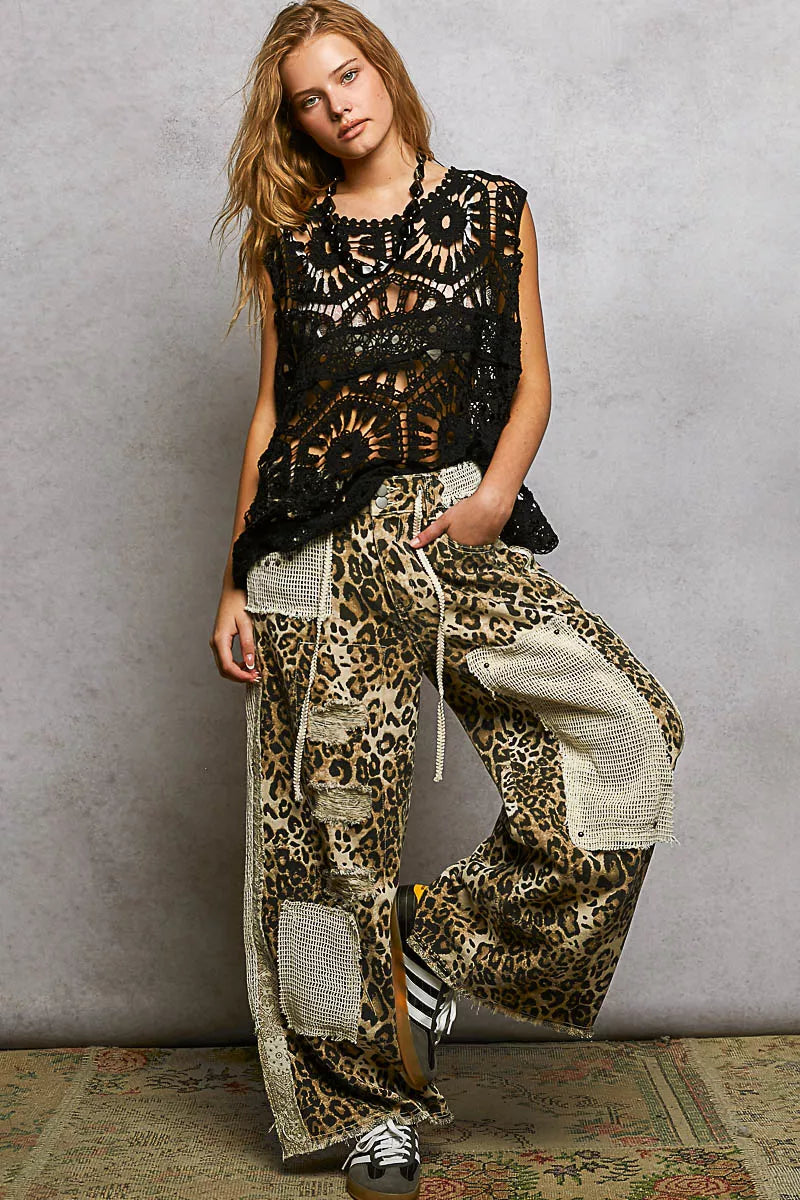 Women's Openwork Floral Crochet Tank Top | Sarah Express